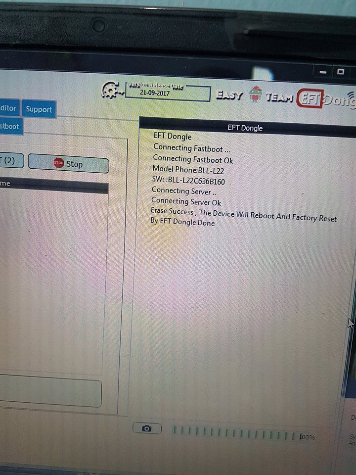 GSM-Forum - Huawei BLL-L22 frp reset done by Holly EFT Dongle