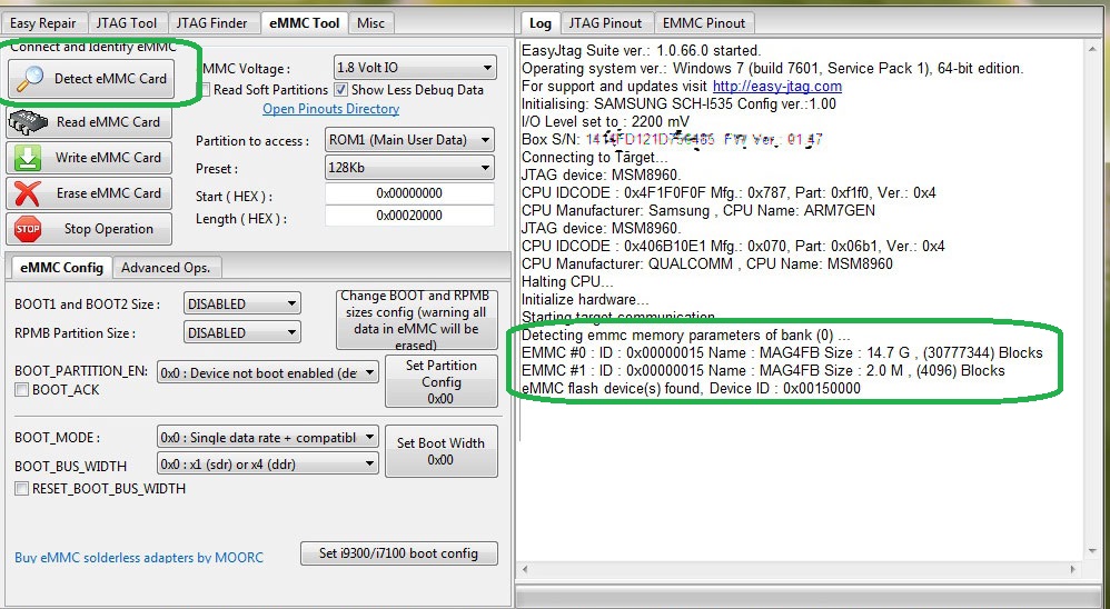 n7100 Can't init EMMC, Reason: CMD Timeout Error - الصفحة 1