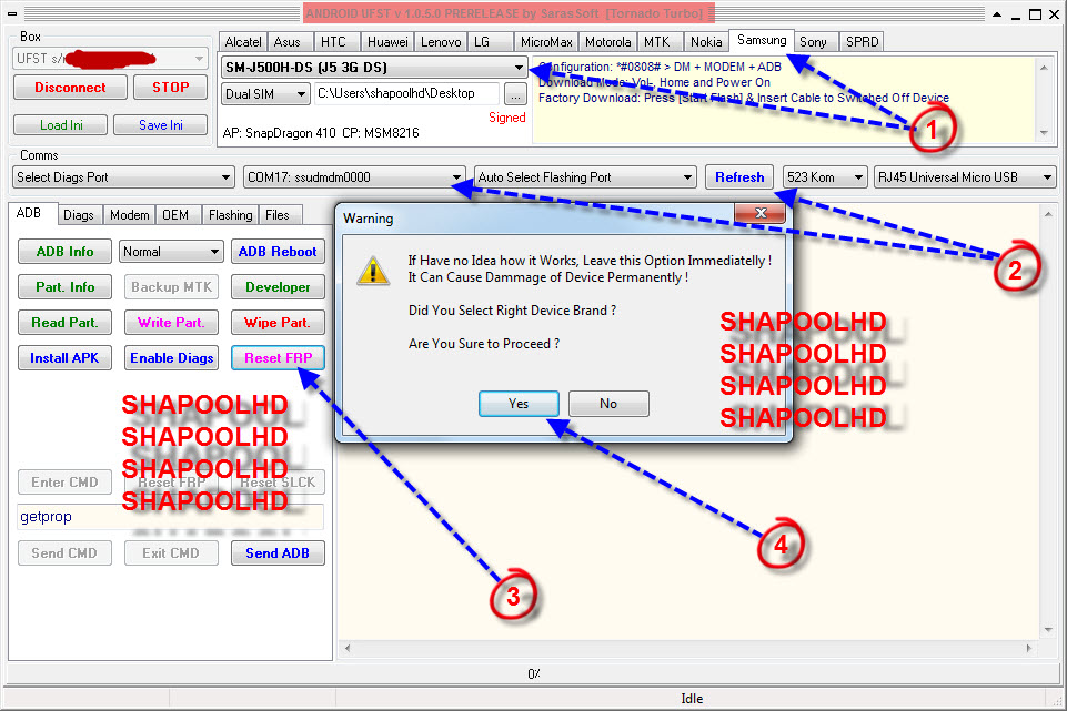 اقدم لكم طريق Reset FRP مع البوكس الشهير HWK UFS TURBO - الصفحة 1