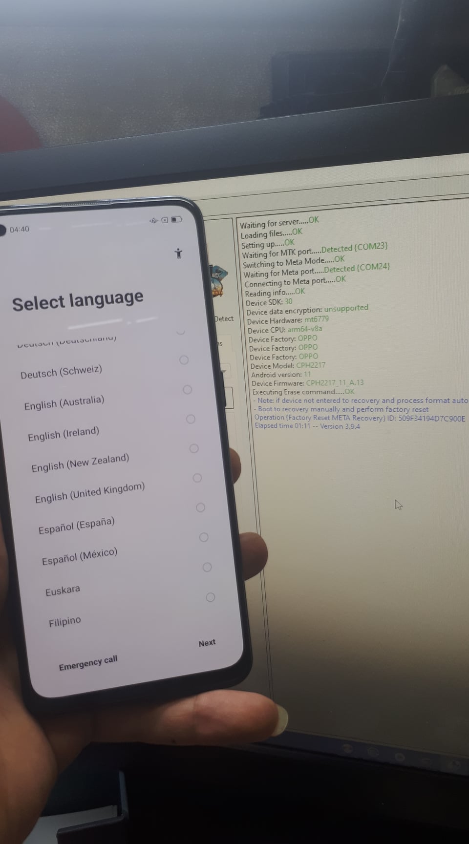 Oppo Reno 5f CPH2217 format Done by EFT Pro - GSM-Forum