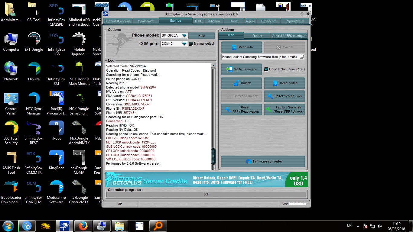 -=SM-G920A -ATT- UnLoCk DONE Read Codes - Diag port=- - GSM-Forum