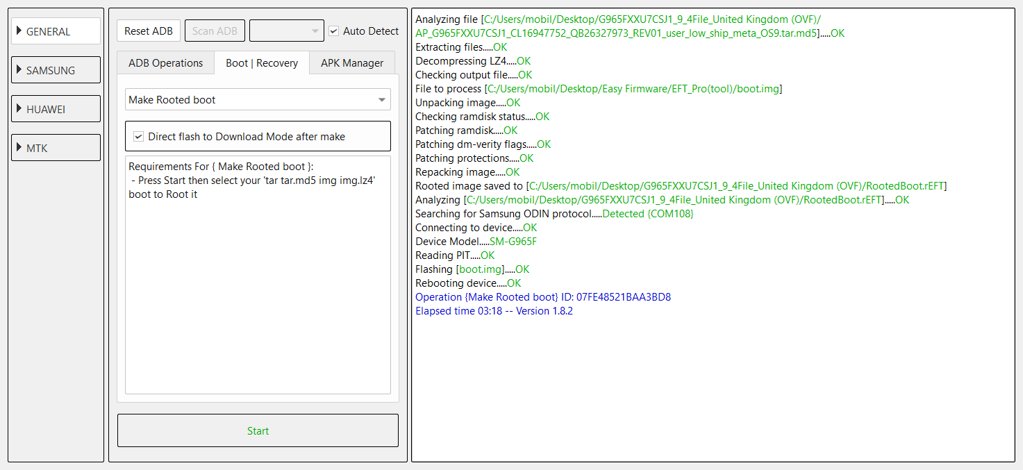 S9 Plus G965F U7 9.0 Root done by EFT Pro - GSM-Forum