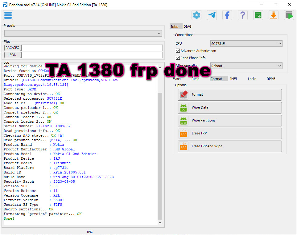 GSM-Forum - TA 1380 frp done [Done]