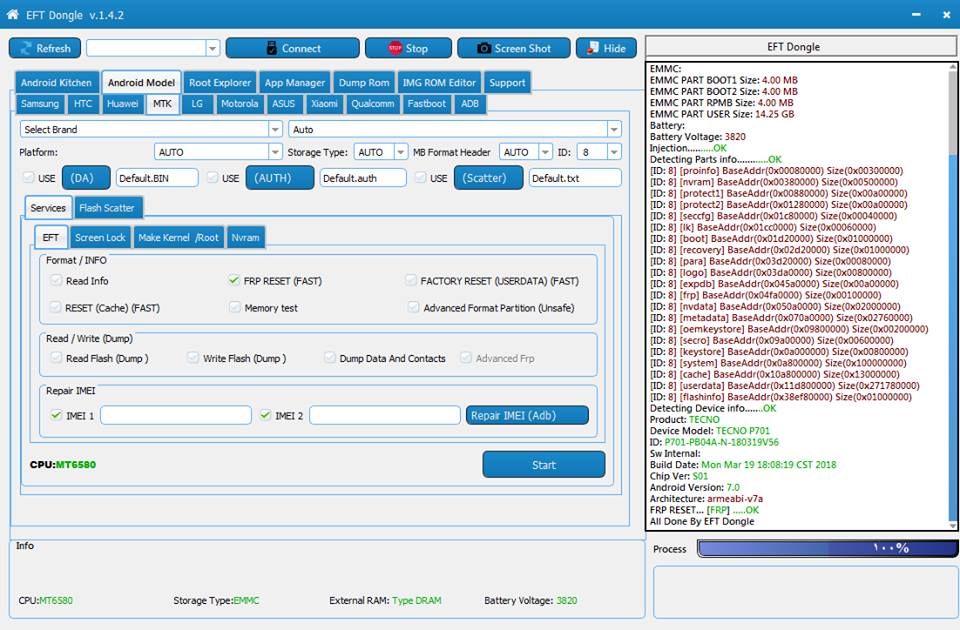 Tecno P701 Remove Frp DONE WITH EFT DONGLE - GSM-Forum