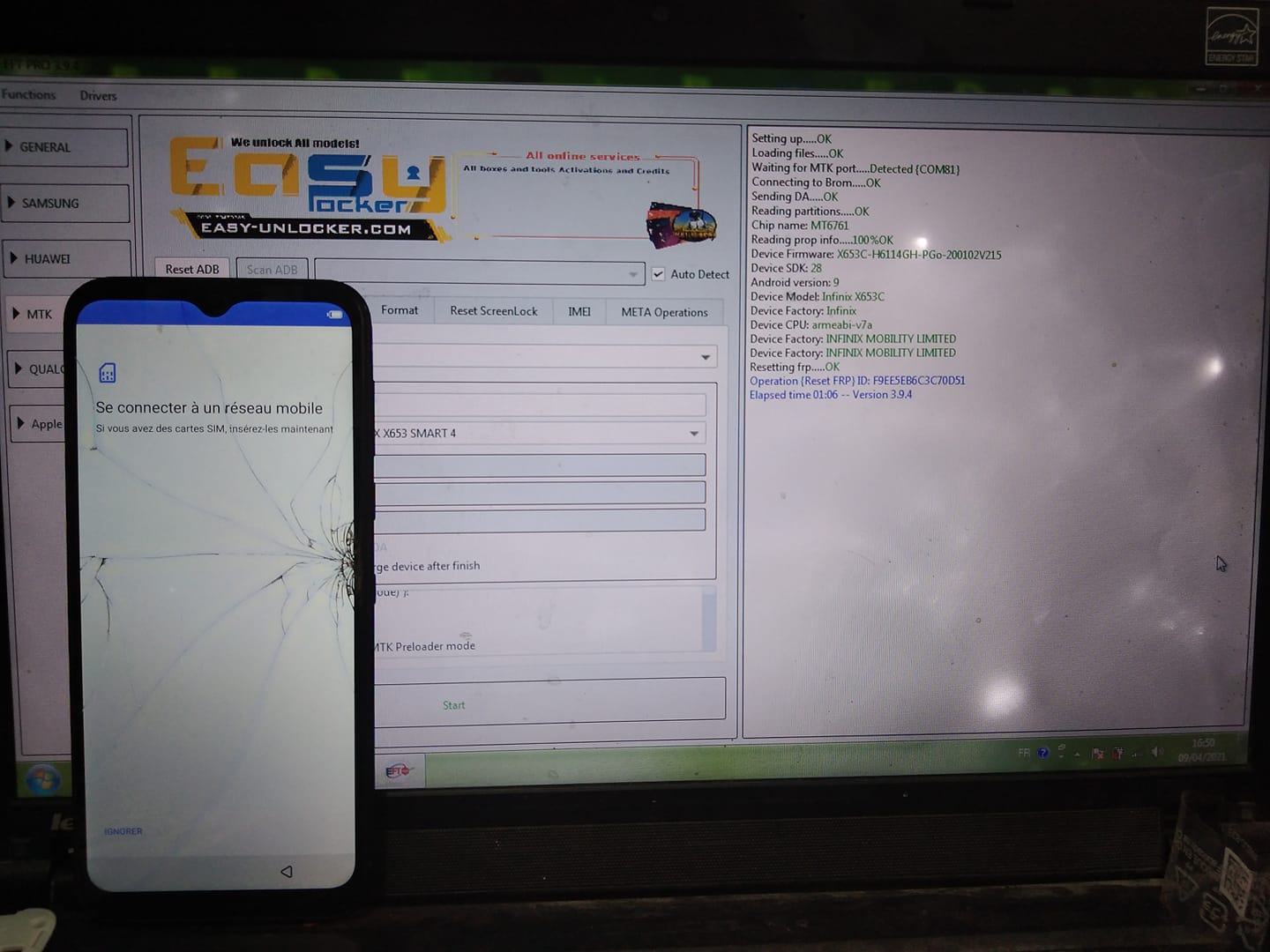 infinix smart 4 frp reset done by EFT Pro - GSM-Forum