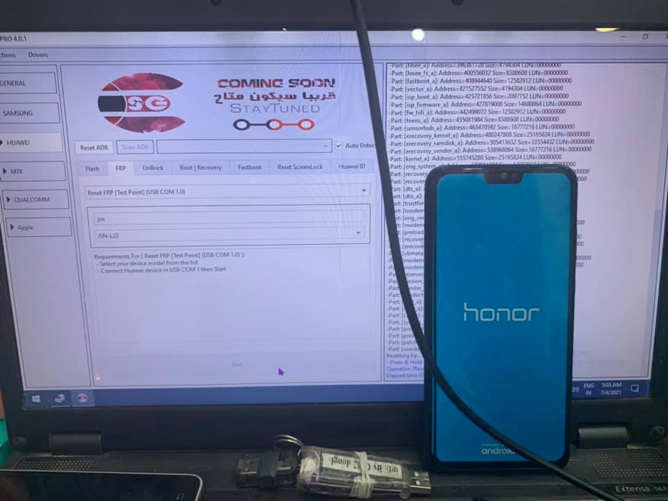 JSN-L22 frp reset done by eft pro (Test) - GSM-Forum