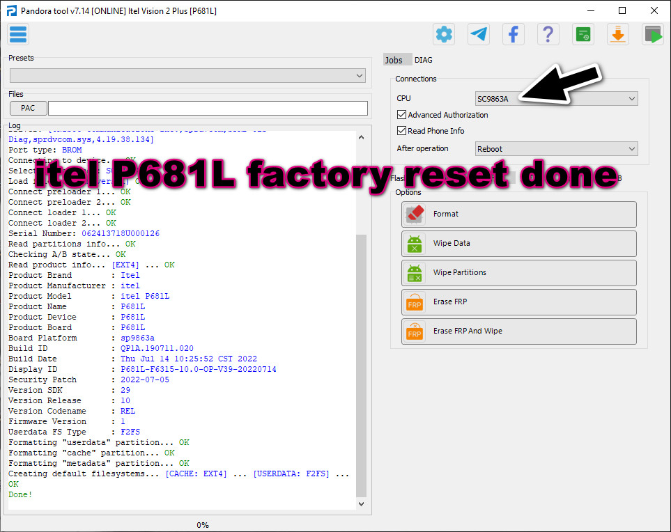 itel P681L factory reset done - الصفحة 1